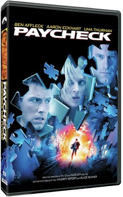 Paycheck (DVD) Ben Affleck Aaron Eckhart Uma Thurman John Woo | eBay