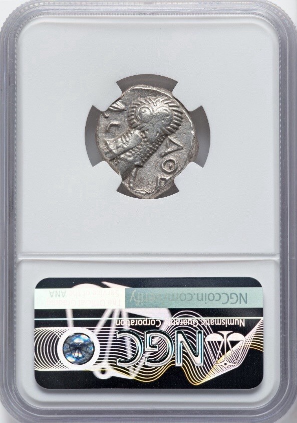 NGC XF. Attica Athens 353-294 BC, Owl AR Tetradrachm Silver Athena ...