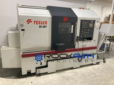 Feeler HT-30Y CNC Lathe, Yr 2011, Live tool with Y axis and Tail Stock ...