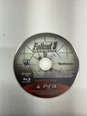 Fallout 3: Game of The Year Edition GH PS3 - Disc Only Tested ...