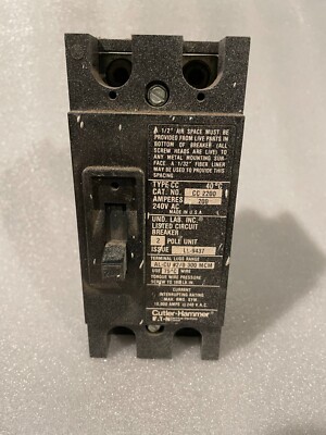 Eaton CC2200, 200A, 240V, 2P, Cutler Hammer, Circuit Breaker | eBay