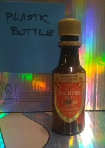 DeKuyper Peachtree Schnapps 1/10 Pint plastic Miniature Bottle + Buy ...