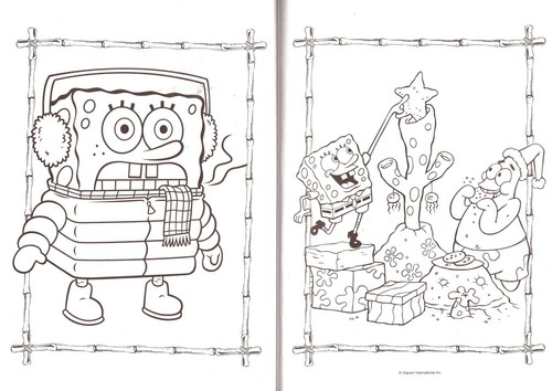 Spongebob Watching Tv Coloring Pages