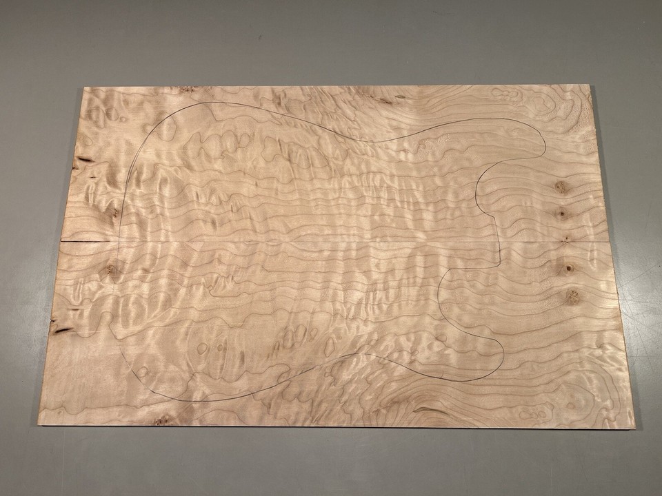 Drop Top - #7129 - 3A Grade Quilted Maple 22.75"x14.5"x.27" | eBay