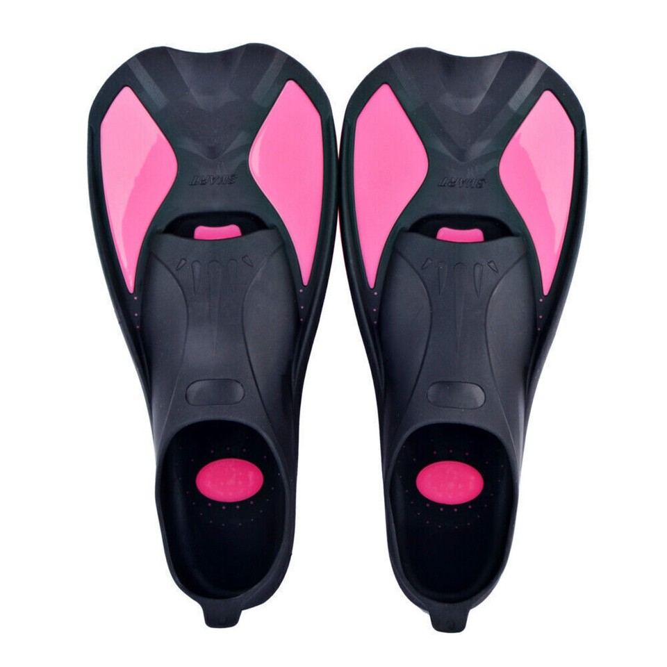 Swim Flippers Short Snorkeling Blade Diving Training Fins US Size 1-11. ...