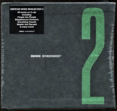 DEPECHE MODE - THE SINGLES CD BOX SET #2 [7-12] 6 CD SET MUTE DMBX2 NEW ...