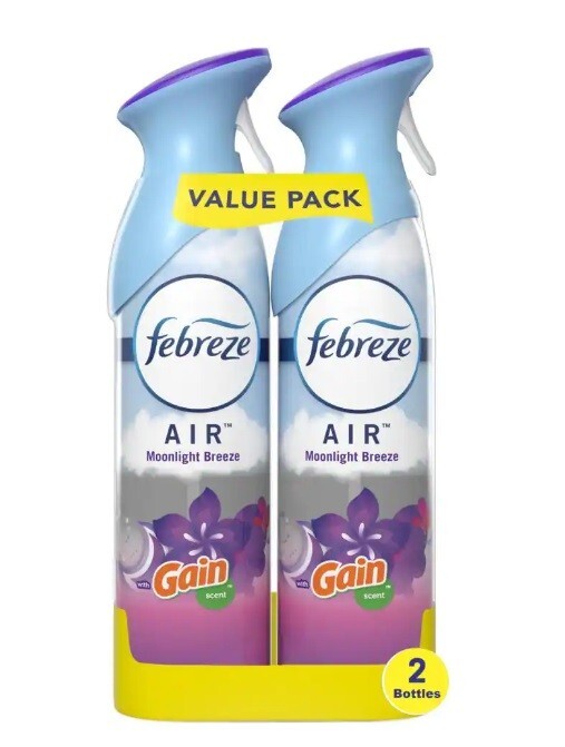 Febreze Air Moonlight Breeze Scent Air Freshener Spray, 8.8 oz. (2 ...