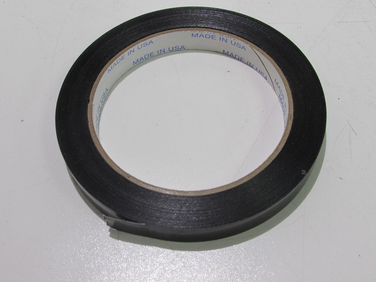 TENSILIZED POLYPROPYLENE BLACK STRAPPING TAPE 12MMx55M (1/2"x180') (BOX ...