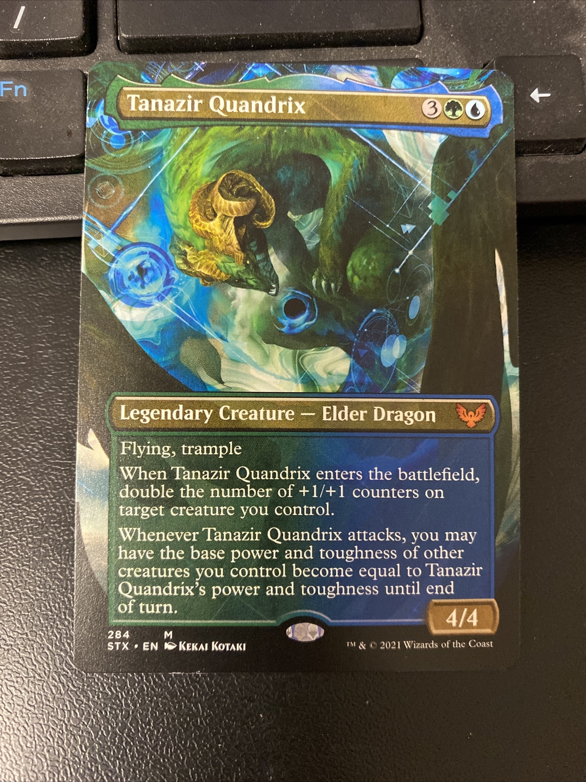 TANAZIR QUANDRIX (BORDERLESS) Strixhaven: School Of Mages STX Magic MTG ...