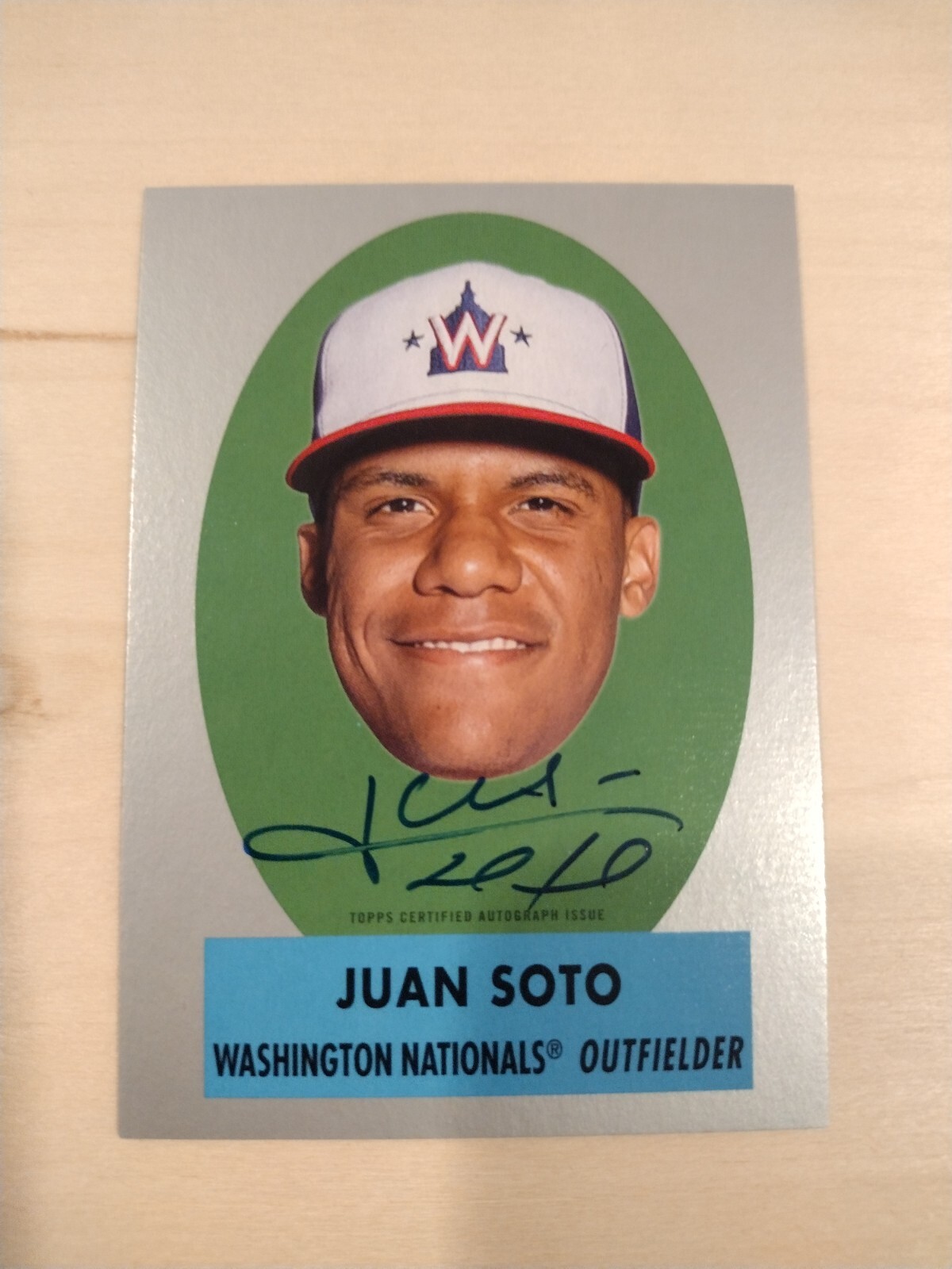 2021 Topps Archives - 1963 Topps Peel-Off Autographs Juan Soto #TPOA-JS ...