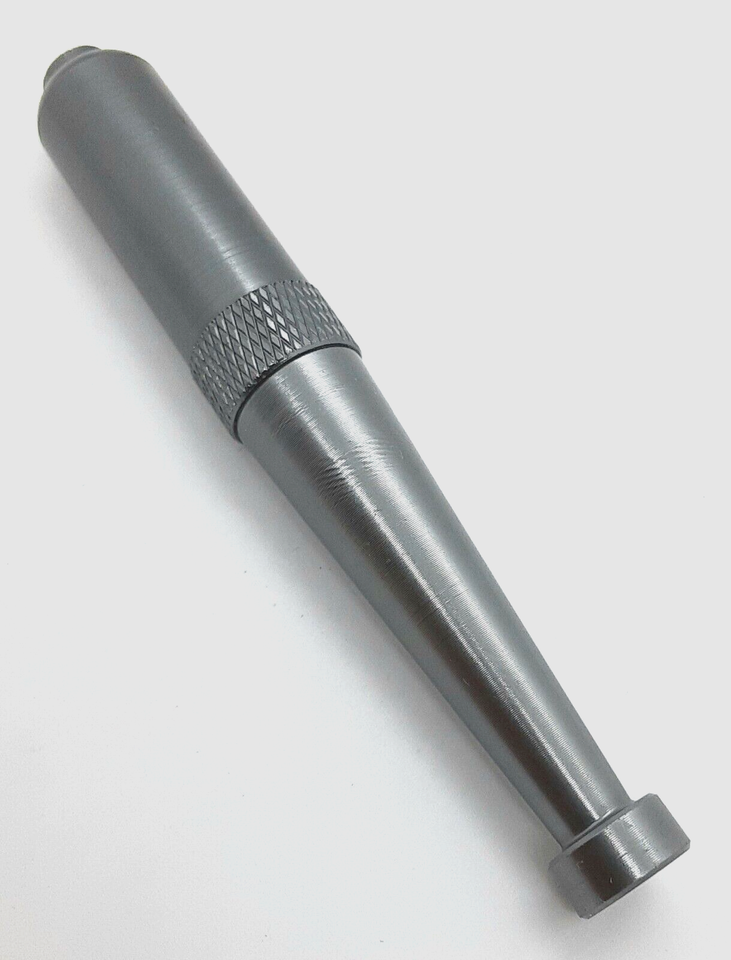 CLASSIC PEWTER ANODIZED ALUMINUM ZEPPELIN SMOKING PIPE 3 3/4" MADE IN ...