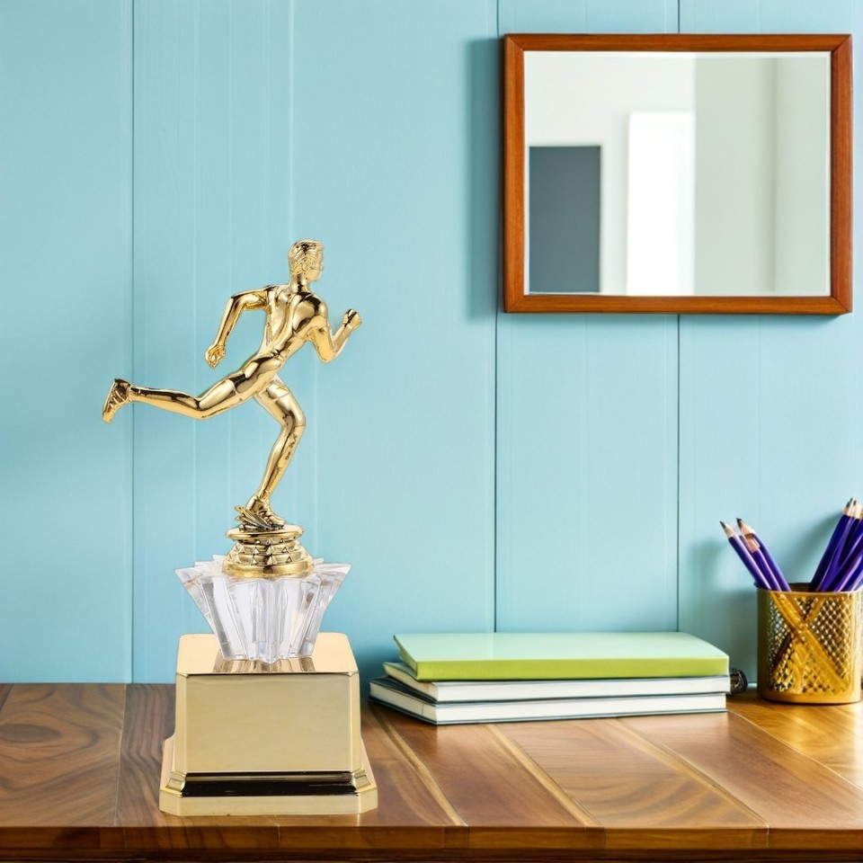 Running Trophy Ceremony Competition Golden Award | eBay Australia