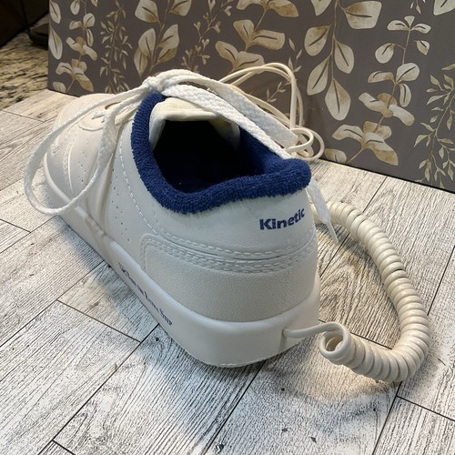 Vintage Shoe Sneaker Phone White & Navy Corded Telephone Y2K Untested ...