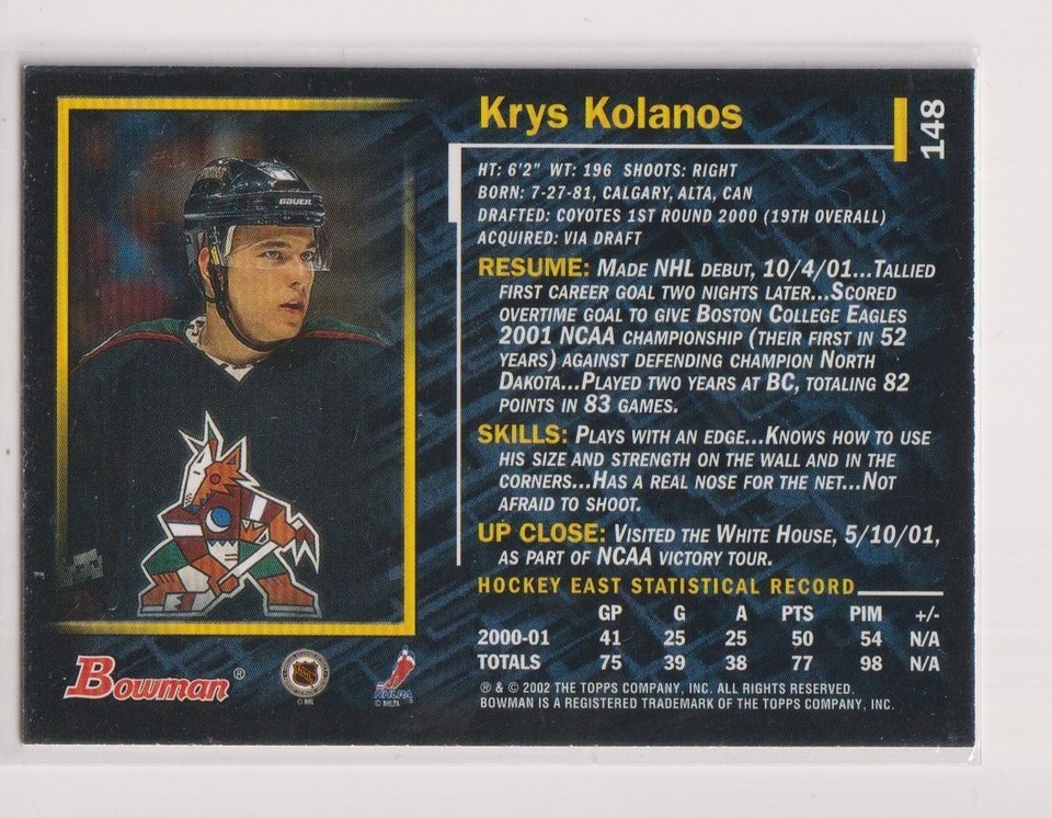 2001-02 HOCKEY NHL ROOKIES RC * YOU PICK * DATSYUK,KOVALCHUK,COLE AND ...