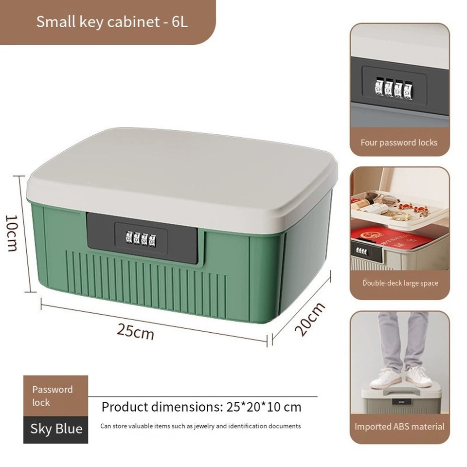 9L Storage Container Locking Storage Box Ample Organizing Space Kitchen ...