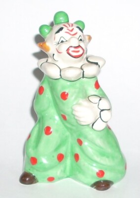 Vintage 1957 Yona Original Clown Salt or Pepper Shaker Green | eBay