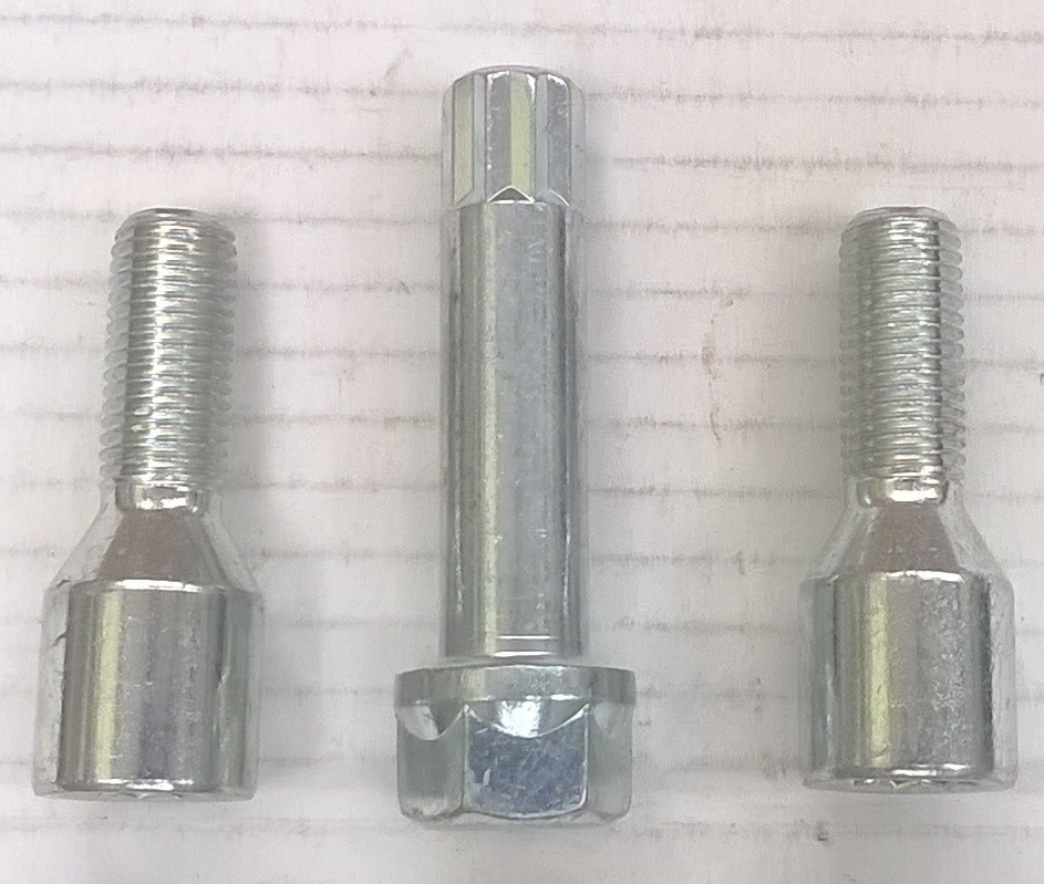 Caravan Security Wheel Bolts 12mm x 1.5mm Pitch Set of 2 with Key | eBay UK