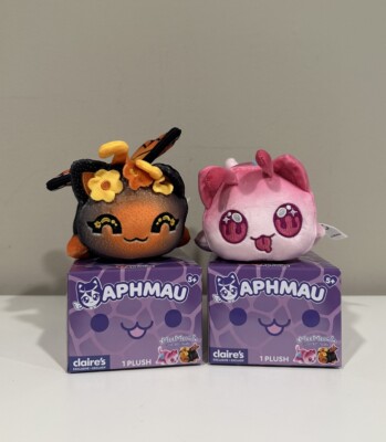Aphmau Meemeows Claire's Exclusive Safari Snail & Monarch Butterly Cat ...