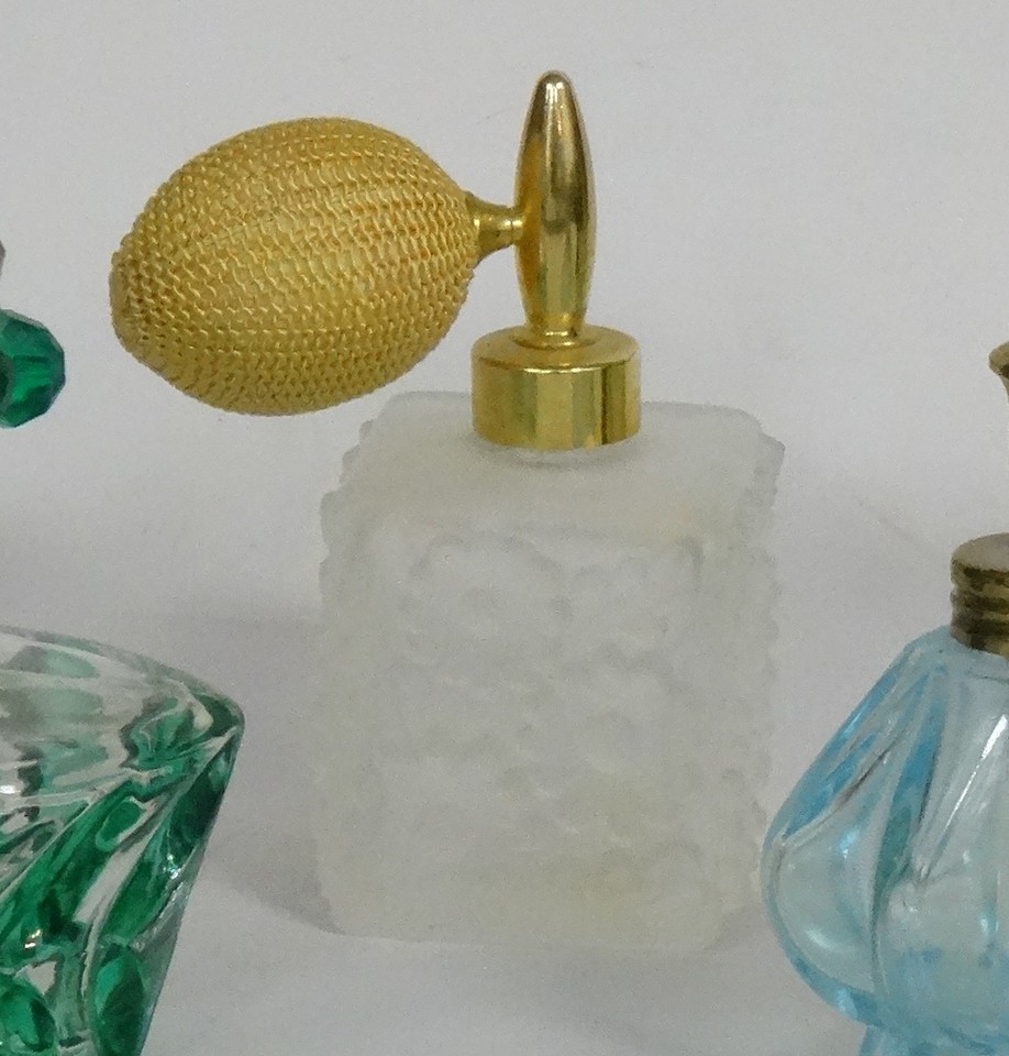 VINTAGE HOLMSPRAY ART DECO PERFUME BOTTLE CHARTLEY MASS | eBay