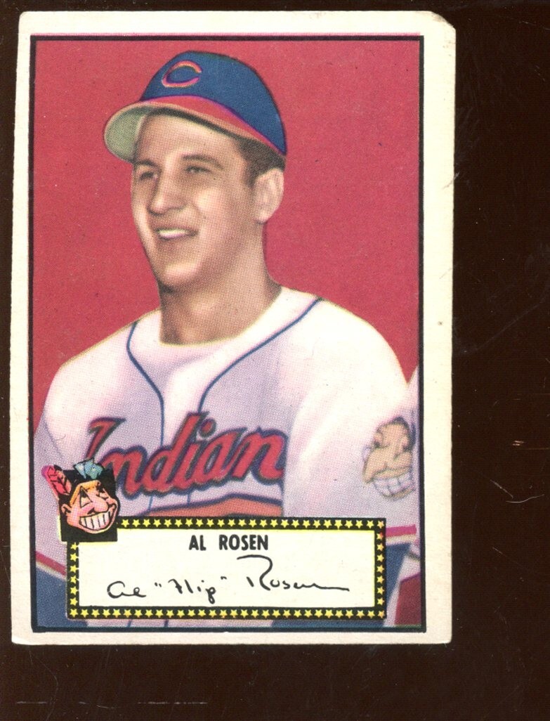 1952 Topps Baseball Card LOW #10 Al Rosen | eBay