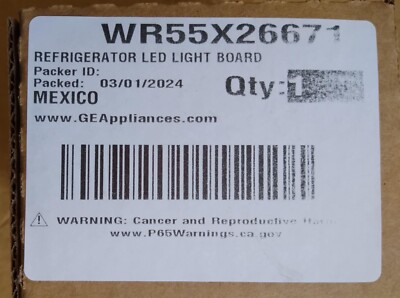 OEM newGE Refrigerator Light Board Assembly WR55X26671 225D8507G001 ...