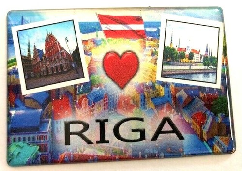 RIGA, LETTLAND - KÜHLSCHRANKMAGNET-FRIDGE MAGNET-SOUVENIR | eBay