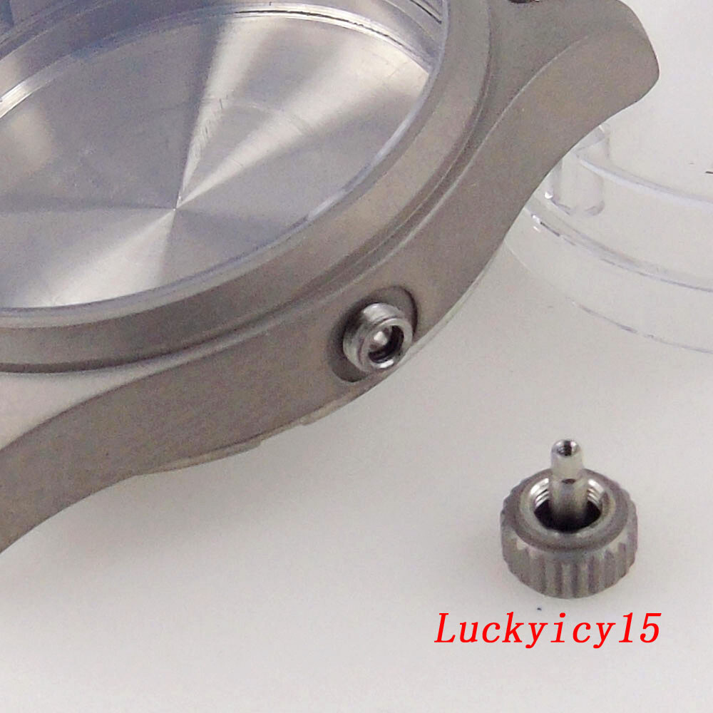 39mm Tandorio Pilot Titanium Watch Case For NH35A NH36 2824 PT5000 ...