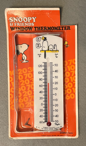 Vintage Early '80s Peanuts Snoopy & Friends Sybron Taylor Window ...
