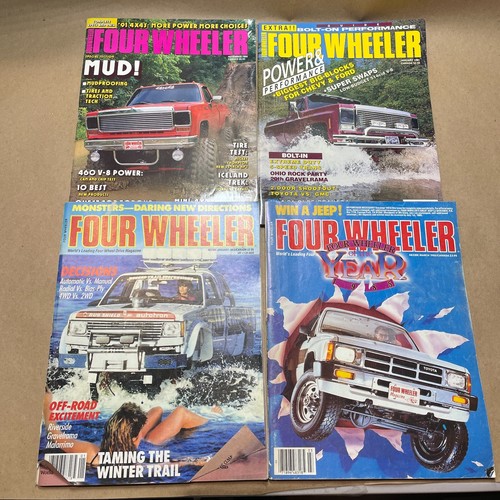 Lot of 11 Four Wheeler Magazine Jeep Bronco Scout Blazer Dodge Toyota ...