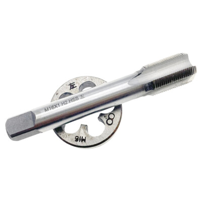 M16 x 1 Tap and Die Set LH HSS M16 x 1 Thread Tap Die Left Hand M16x1 ...