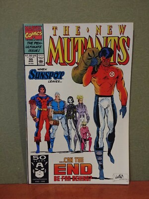 New Mutants #99 - ) 1st Appearance Feral and Shatterstar 9.0 plus | eBay