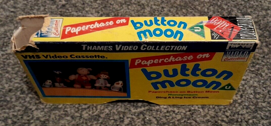 BUTTON MOON PAPERCHASE ON BUTTON MOON HONEYMOON PAL VHS VIDEO KIDS ...