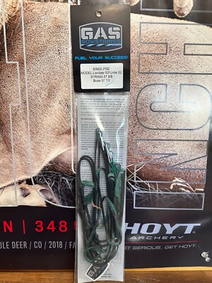 Gas Bowstrings PSE Levitate S2 Unite Green and Black Strings w/Speed ...