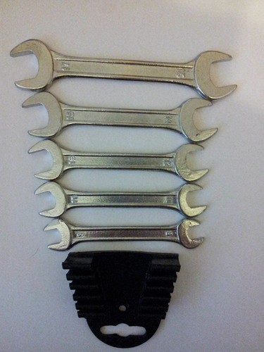 5 Piece Open Ended Spanner Set ( WR258 ) 8/9, 10/11, 12/13, 14/15, 16/ ...