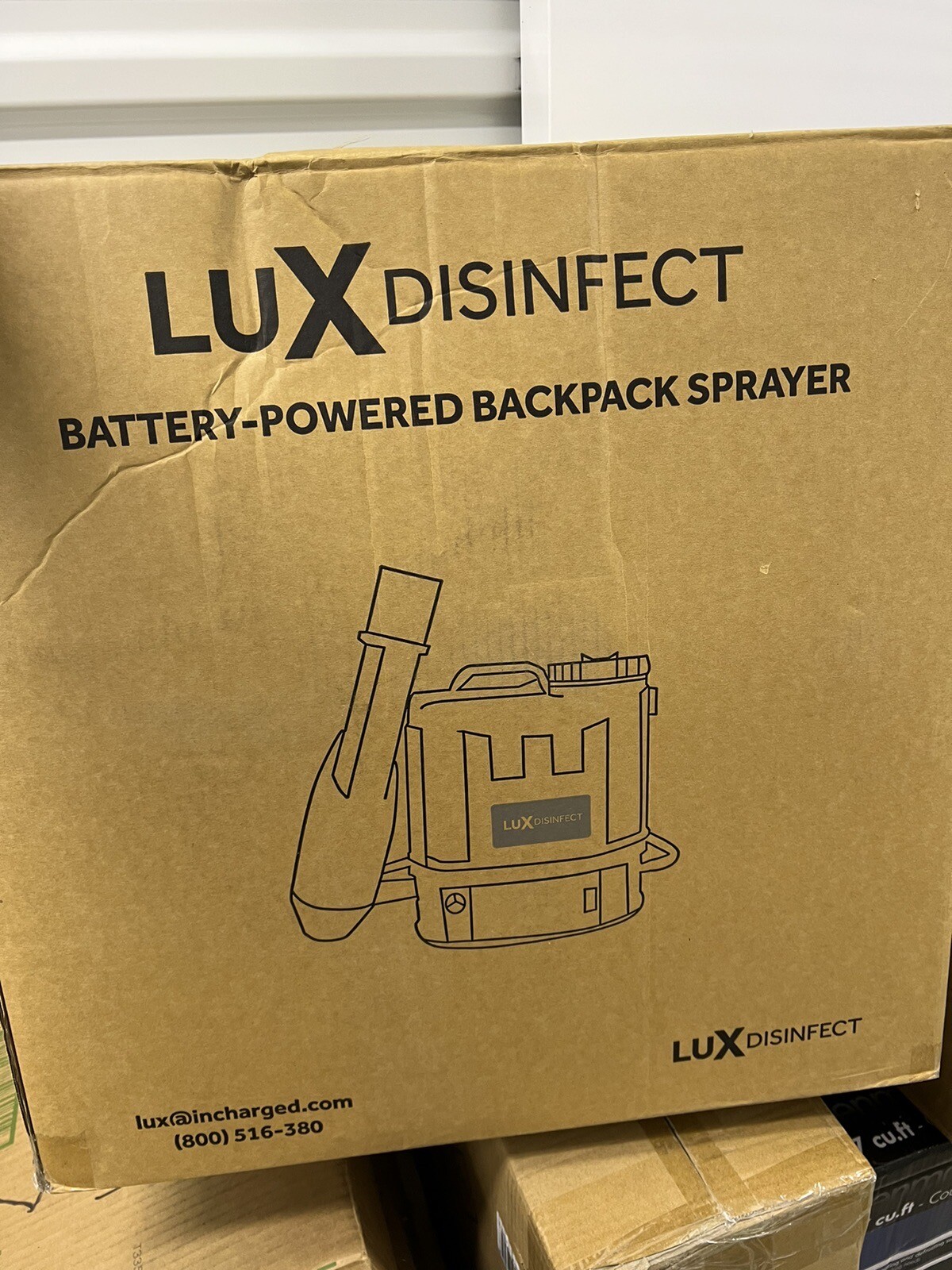 Lux Electrostatic Battery Powered Backpack Sprayer Brand New | eBay