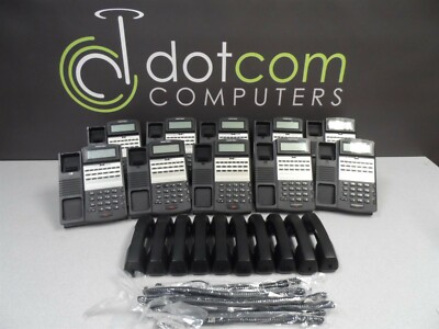 Iwatsu IX-12KTD-3 (BLK) 12 Button Display Multi-line Telephone Lot of ...
