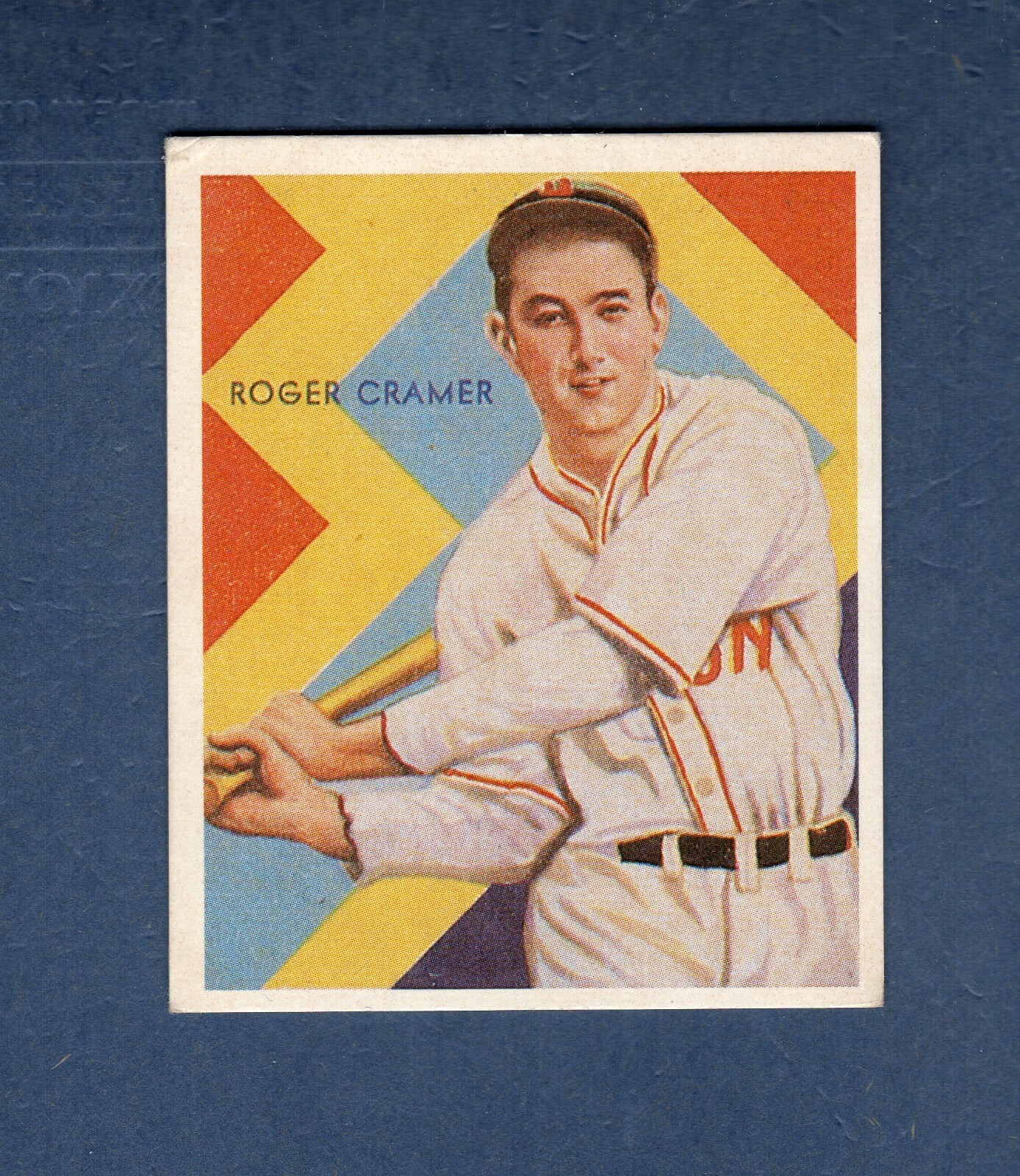 #114 ROGER CRAMER, Red Sox ~ 1937 National Chicle Diamond Stars Ext ...