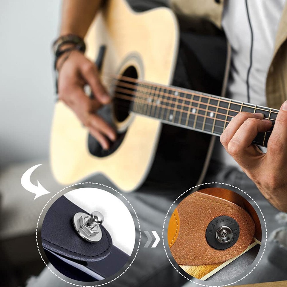 4x Guitar Strap Locks Buttons Security Retainer System for Acoustic ...