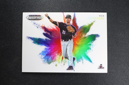 2020 Panini Prizm Draft Picks Baseball Color Blast Nick Gonzales Card ...