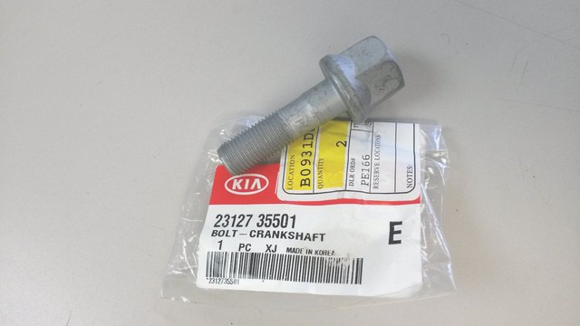 Kia OEM 02-05 Sedona Engine Parts-crankshaft Crank Pulley Bolt ...
