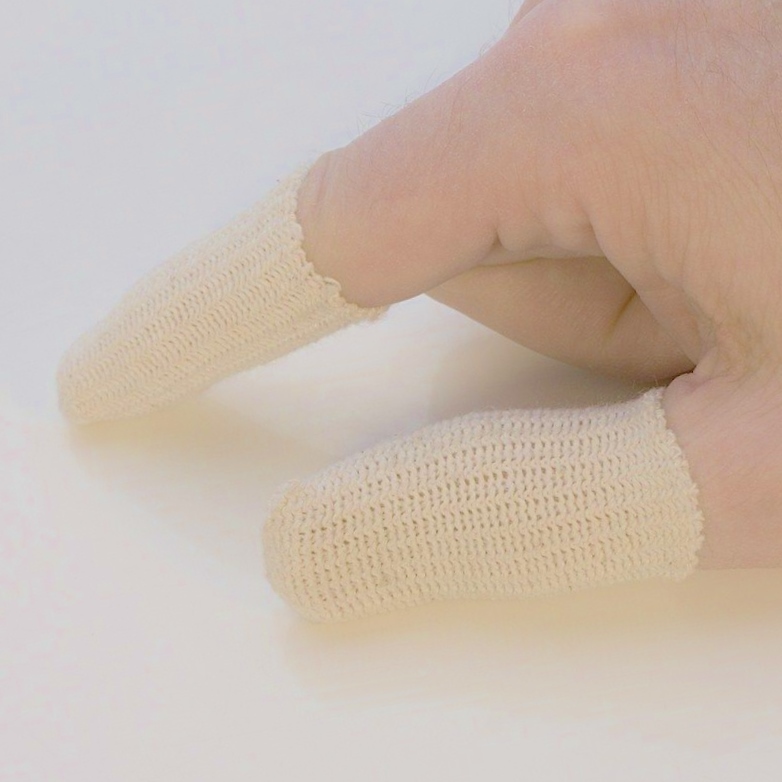 Finger Cots Cotton Finger Guards Elastic Finger Protection Pack of 20 ...