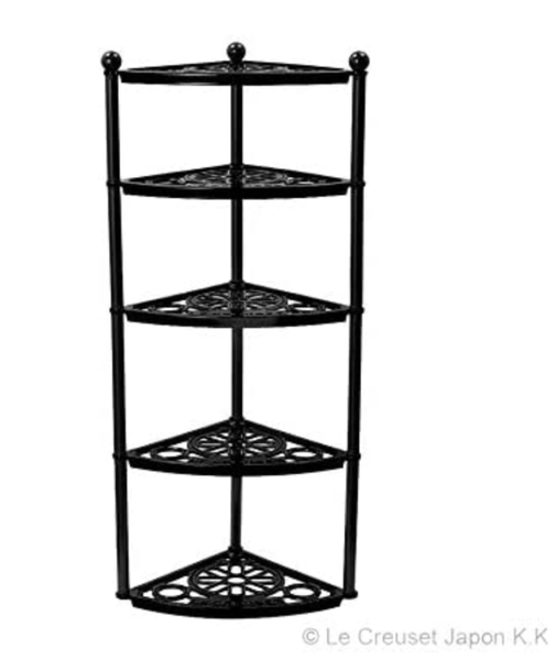 Le Creuset 5 Compartment Pot Rack - Matte Black for sale online | eBay