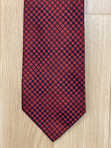 GUCCI 100% Silk Red Black Men’s Tie *FLAW - SEE PHOTOS* | eBay