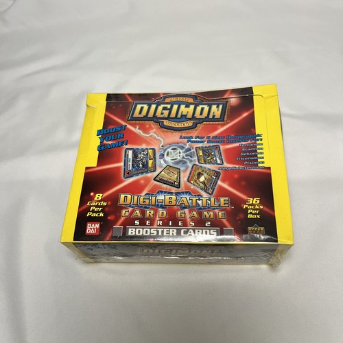 1999 Digimon Digi-Battle Card Game Booster Cards Series 2 Yellow Sealed ...