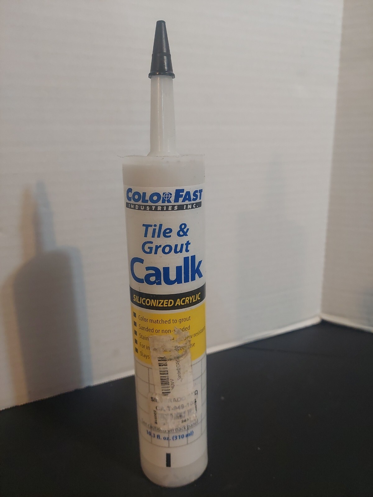 1 Color Fast Tile & Grout Caulk 10.3 fl oz Linen Silverado siliconized ...