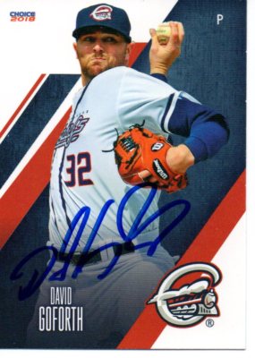 David Goforth 2018 Syracuse Chiefs Signed Card | eBay