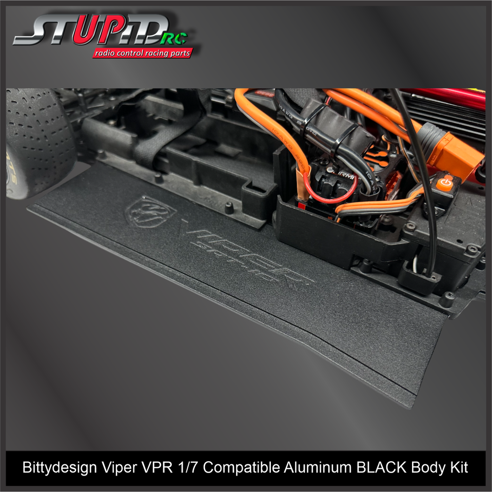 Bittydesign Viper VPR 1/7 Compatible Aluminum BLACK Body Kit Felony ...