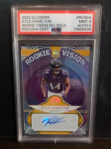 2022 Panini Illusions Kyle Hamilton #RVSKH Rookie Vision 11/25 | eBay
