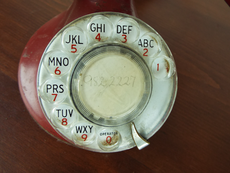 Antique Western Electric 102 B1 Oval Rotary Telephone Factory Red Made ...