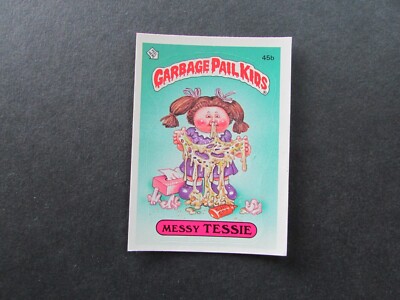 1985 Topps Garbage Pail Kids 2nd Series 2 Glossy Back Card #45b Messy ...